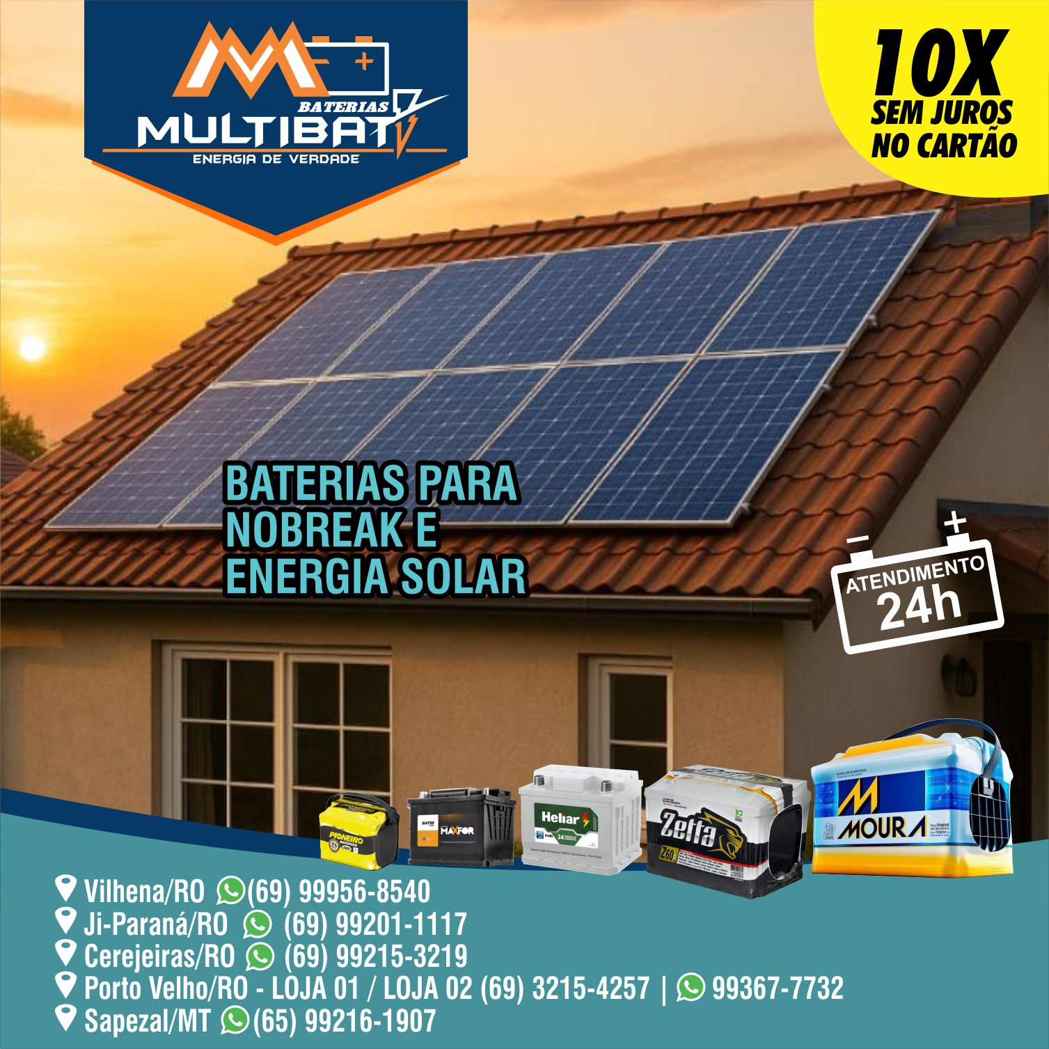 MULTIBAT BATERIAS, qualidade e excelência em tudo que faz ! ( whats: 69 ...