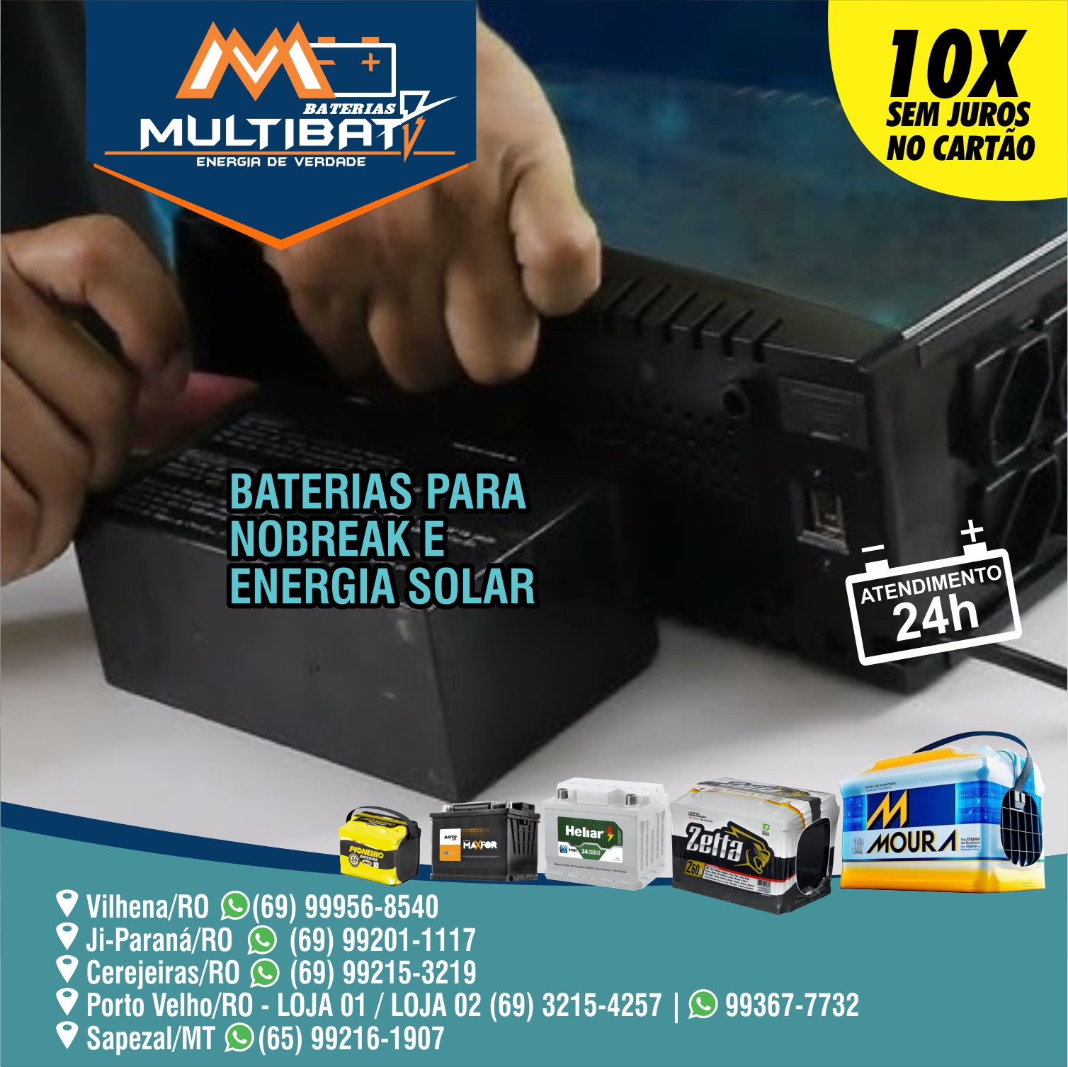 MULTIBAT BATERIAS, qualidade e excelência em tudo que faz ! ( whats: 69 ...